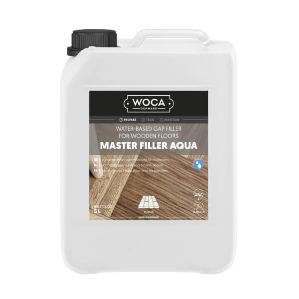 Water-based filler for wooden floors | Woca Master Filler Aqua – EMMSO